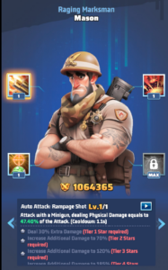 Season 1 – Week 2 – Missions and events: Mason upgrade to UR, Crimson ...