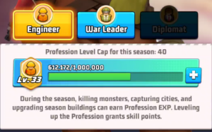 Professions – Engineer and War Leader – Additional skills based on the ...