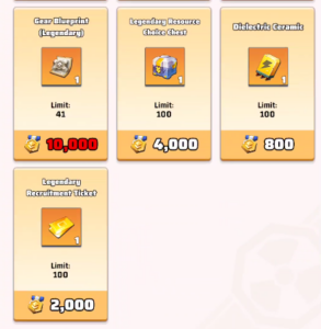 Stores – Buy items for speedup, powerups and hero upgrades using ...