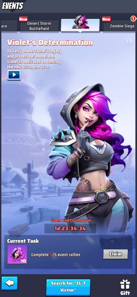 Season 2 – Week 3 – Cold Wave Alert -50, Hero Promotion: Violet UR ...