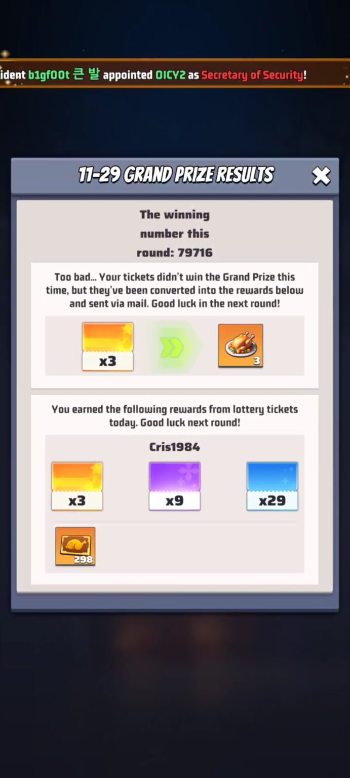 🦃Thanksgiving Event – Special event – Gift turkeys, collect lottery tickets, and redeem ...