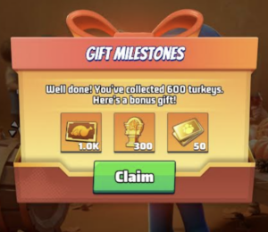 🦃Thanksgiving Event – Special event – Gift turkeys, collect lottery ...