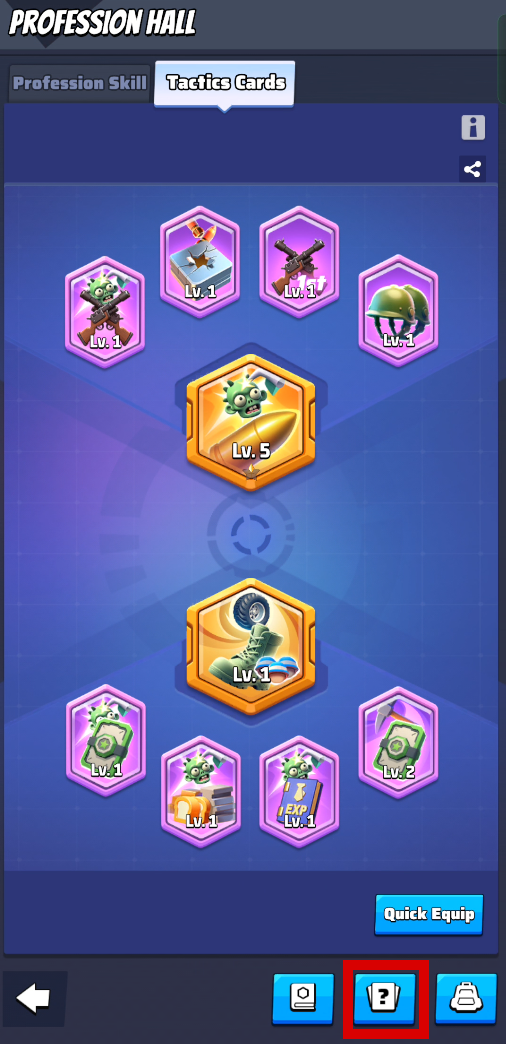 Season 4 Tactics Card – Core, battle, resource cards: Upgrade the cards ...