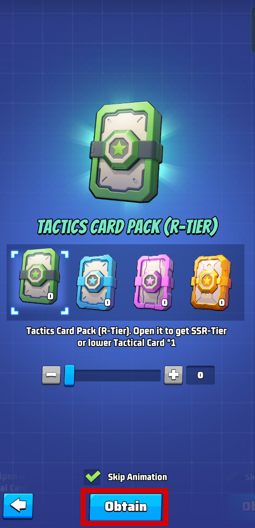 Season 4 Tactics Card – Core, battle, resource cards: Upgrade the cards ...