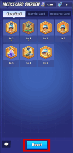 Season 4 Tactics Card – Core, battle, resource cards: Upgrade the cards ...